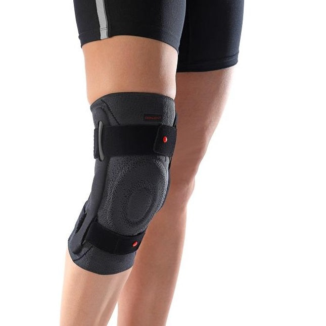 GenuLax Knee Hinged Soft Knitted Support and Compression – Motioncare